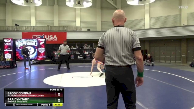 83 lbs 3rd Place Match - Braidyn Taby, Rampage Wrestling vs Brody ...