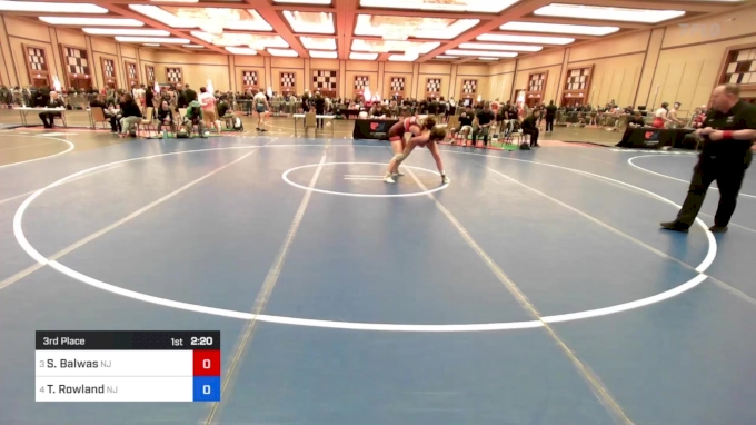 145 lbs 3rd Place - Sonia Balwas, Nj vs Thea Rowland, Nj