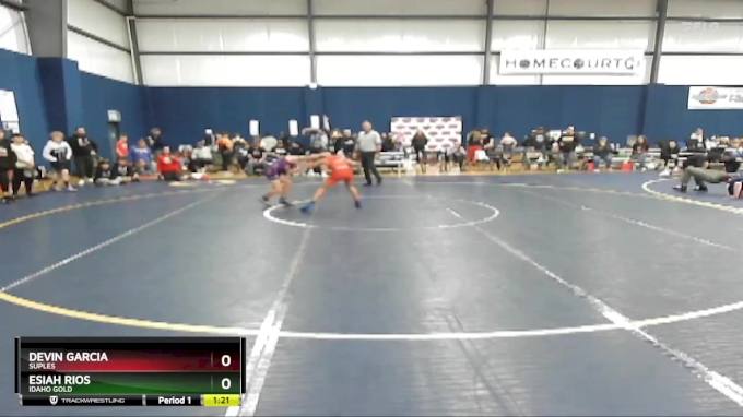 90 lbs 1st Place Match - Devin Garcia, Suples vs Esiah Rios, Idaho Gold
