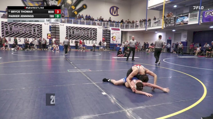107 lbs Consy 6 - Bryce Thomas, Moon vs Parker Jennings, Trinity