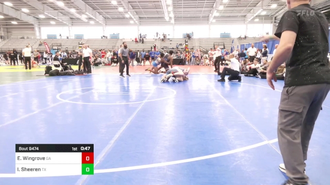 195 lbs Semifinal - Evan Wingrove, GA vs Isaac Sheeren, TX