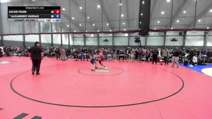 16U Boys FS - 120 lbs Champ. Round 2 - Jacob Pham, CA vs Alejandro ...