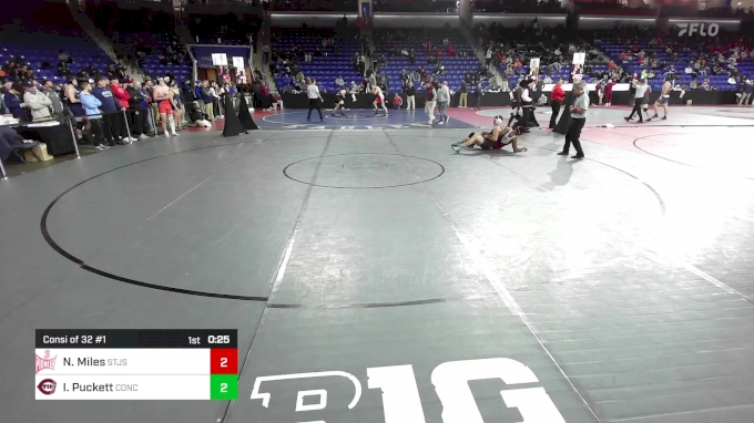 190 lbs Consi Of 32 #1 - Noah Miles, Saint John's vs Isaiah Puckett ...