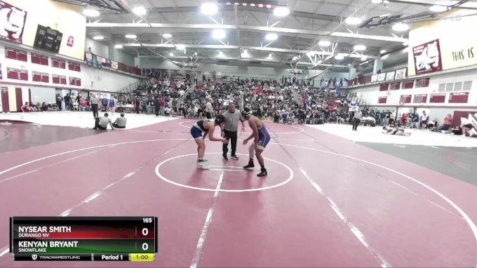 165 lbs Cons. Round 3 - Kenyan Bryant, Snowflake vs Nysear Smith ...