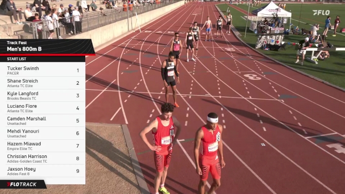 Men's 800m Section 2, Finals