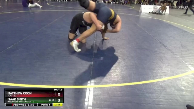 285 lbs Semis (4 Team) - Matthew Coon, TCNJ vs Isaak Smith, Wisconsin ...