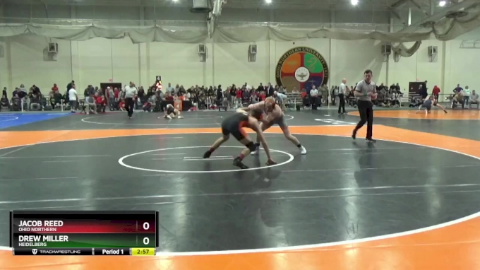 141 lbs Champ. Round 2 - Jacob Reed, Ohio Northern vs Drew Miller ...