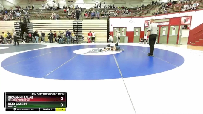 66-73 lbs Quarterfinal - Reid Cassin, Reitz WC vs Giovanni Salas ...