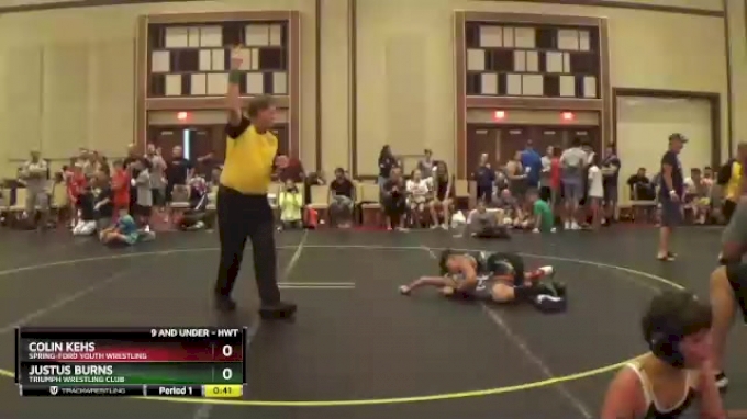 Quarterfinal - Justus Burns, Triumph Wrestling Club vs Colin Kehs ...