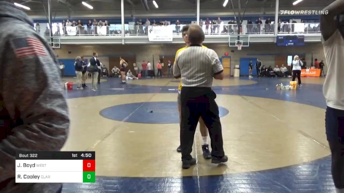 Consolation - Jeffrey Boyd, West Virginia Unattached vs Roshaun Cooley ...