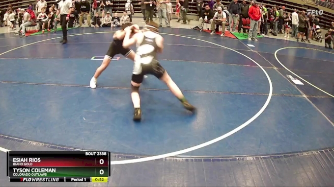102 lbs Semifinal - Tyson Coleman, Colorado Outlaws vs Esiah Rios ...