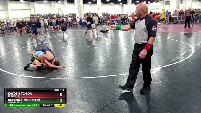 113 lbs Round 4 (8 Team) - Dominick Morrison, MAWA Blue vs Kayden ...