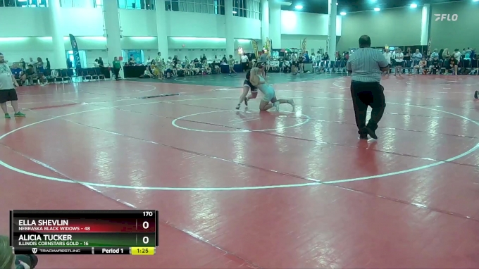 170 lbs Semis & Wb (16 Team) - Alicia Tucker, Illinois Cornstars Gold ...