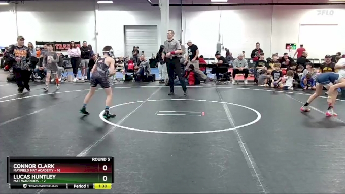 68 lbs Round 5 (8 Team) - Lucas Huntley, Mat Warriors vs Connor Clark ...