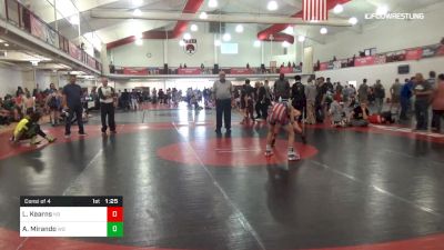 100 lbs Consi Of 4 - Landon Kearns, NB vs Anthony Mirando, WO