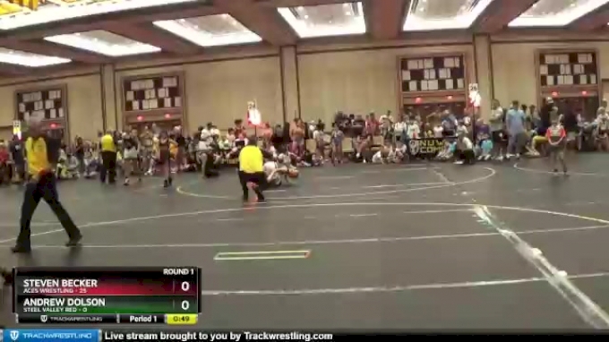65 lbs Round 1 (6 Team) - Steven Becker, ACES Wrestling vs Andrew ...