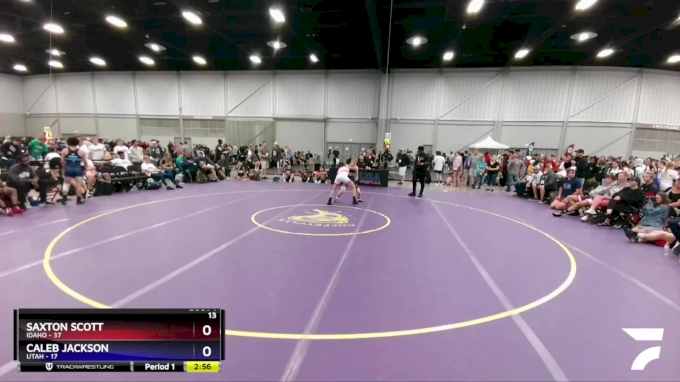 106 lbs Round 1 (16 Team) - Saxton Scott, Idaho vs Caleb Jackson, Utah