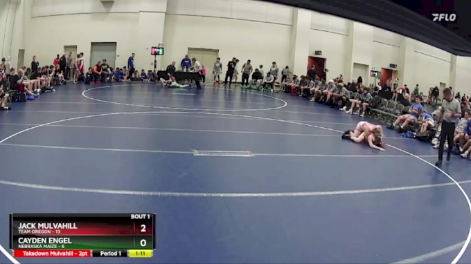 95 lbs Round 1 (6 Team) - Jack Mulvahill, Team Oregon vs Cayden Engel ... 95 lbs Round 1 (6 Team) - Jack Mulvahill, Team Oregon vs Cayden Engel ...