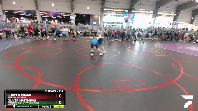 224 lbs Semifinal - Oliver Matthews, Armstrong County Wrestling Academy ...