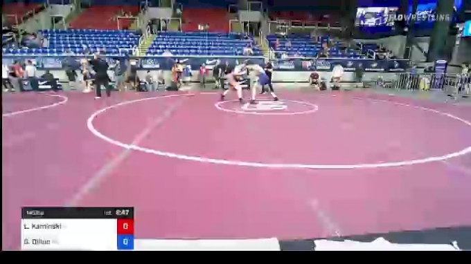 145 lbs Consi Of 32 #1 - Logan Kaminski, Illinois vs Gregory Dillon ...
