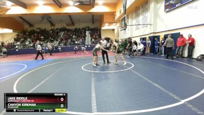 150 lbs Round 3 - Jake Riddle, Northwest Christian HS vs Canyon Kirkman ...