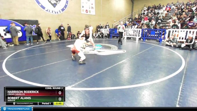 152 lbs Cons. Round 2 - Harrison Roderick, Crespi Carmelite vs Robert ...