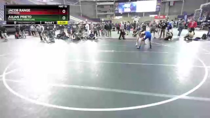 160 lbs Cons. Round 5 - Jacob Range, Wisconsin vs Julian Prieto, Tucson ...