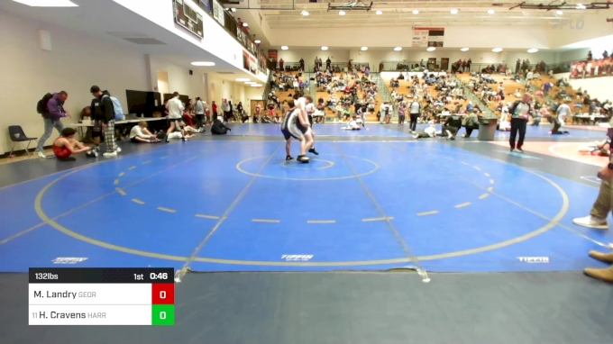 132 lbs Consi Of 4 - Max Landry, Georgia vs Hunter Cravens, Harrison ...