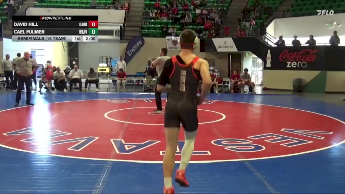 134 lbs Semifinals (16 Team) - Haiden Hise, Weaver vs Aiden Sumner, Oak ...