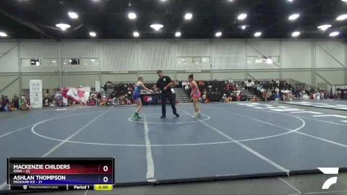 132 lbs Semis & 3rd Wb (16 Team) - Mackenzie Childers, Iowa vs Ashlan ...
