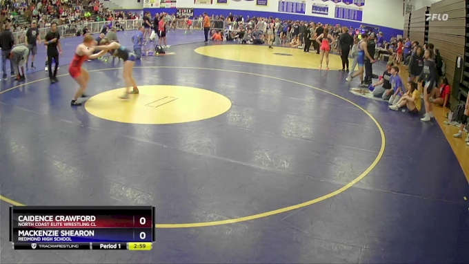 140 lbs Cons. Semi - Caidence Crawford, North Coast Elite Wrestling Cl ...