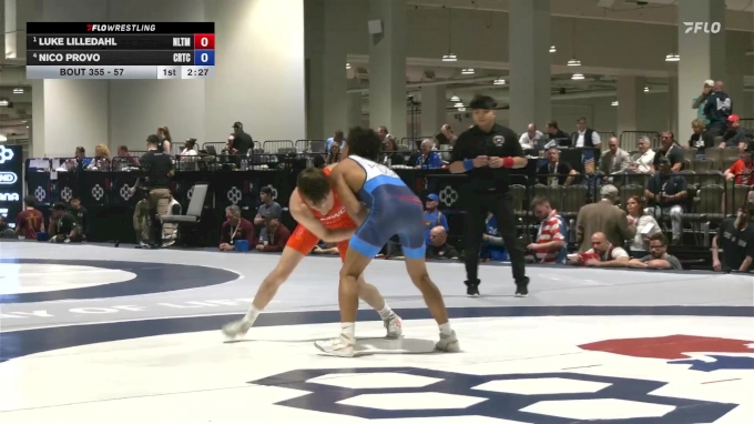 57 lbs Semis - Luke Lilledahl, NLWC/TMWC vs Nico Provo, California ...