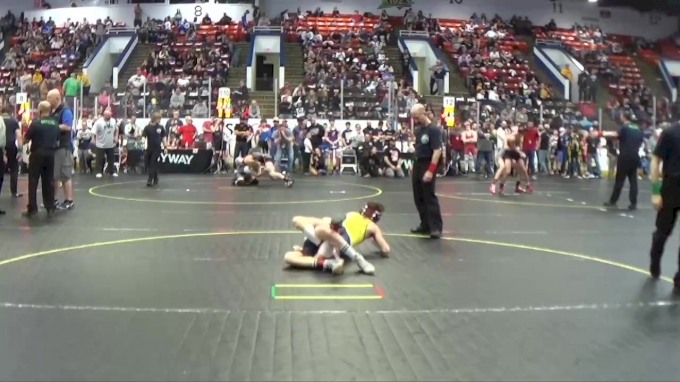 114 lbs Champ. Round 1 - Jakob Mullin, Mason WC vs Adalberto Chapa ...