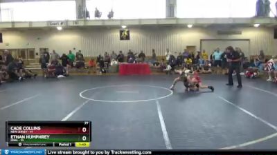77 lbs Placement Matches (8 Team) - Cade Collins, New Jersey vs Ethan ...