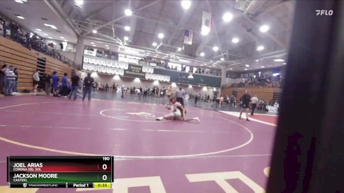 190 lbs Cons. Round 6 - Jackson Moore, Casteel vs Joel Arias, Corona ...