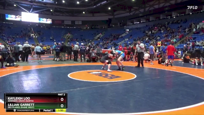 170 lbs Cons. Round 3 - Lillian Garrett, Des Plaines (Maine West) vs ...
