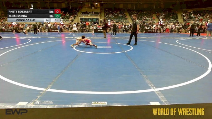 43 lbs Consi Of 8 #2 - Rhett Soetaert, Tonganoxie vs Elijah Ojeda ...