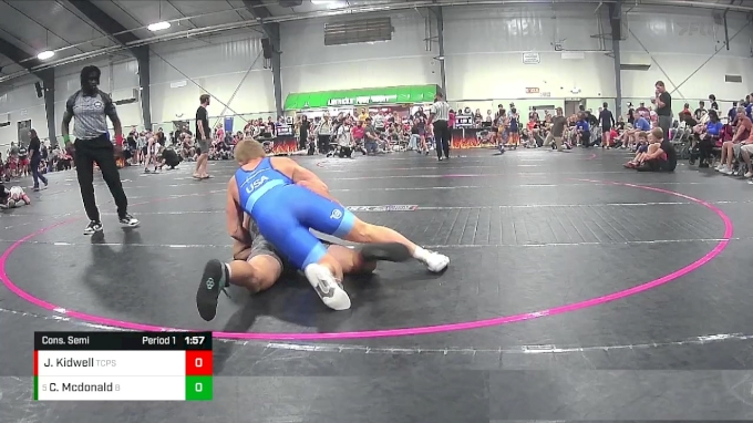 150 lbs Cons. Semi - Christian Mcdonald, Compound Wrestling vs Jason ...