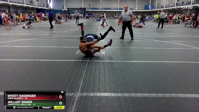 76 lbs Round 2 (8 Team) - William Singer, Undisputed Wrestling vs Wyatt ...