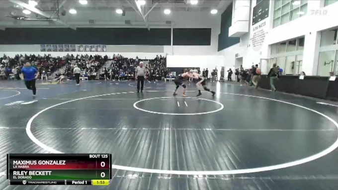 150 lbs Champ. Round 1 - Riley Beckett, El Dorado vs Maximus Gonzalez ...