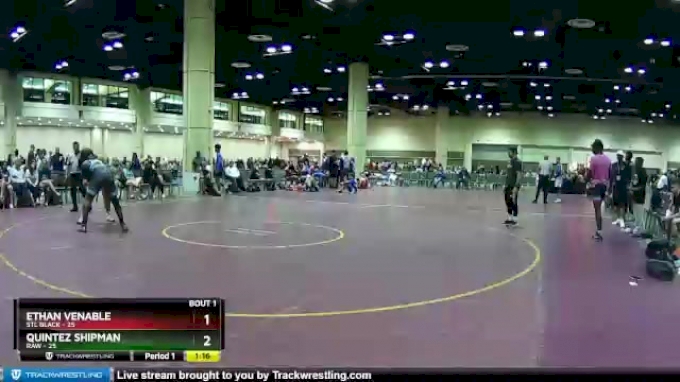 220 lbs Round 1 (8 Team) - Ethan Venable, STL Black vs Quintez Shipman, RAW