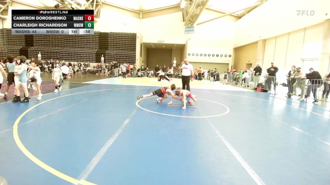 68 lbs Rr Rnd 8 - Cameron Doroshenko, Mat Assassins Blue vs Charleigh ...