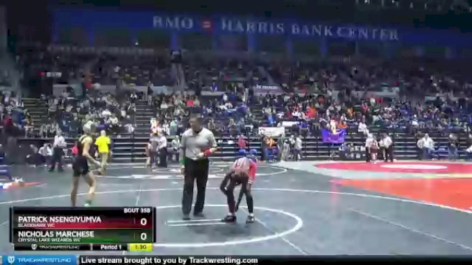 90 lbs Cons. Round 2 - Patrick Nsengiyumva, Blackhawk WC vs Nicholas ...