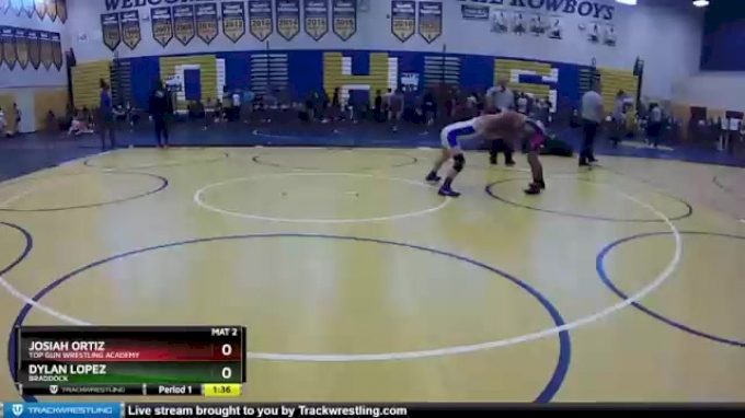 106 lbs Champ. Round 1 - Josiah Ortiz, Top Gun Wrestling Academy vs ...