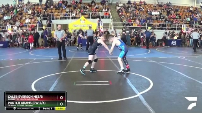 100 lbs Champ. Round 1 - Porter Adams (sw 2/4), Graham Future Falcons ...