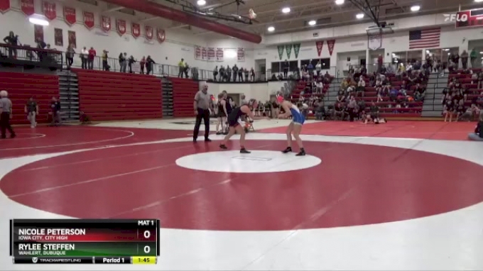 140 lbs Semifinal - Nicole Peterson, Iowa City, City High vs Rylee ...