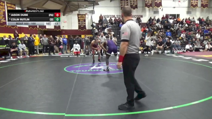 150 lbs 5th Place Match - Colin Rutlin, Christian Brothers College vs ...