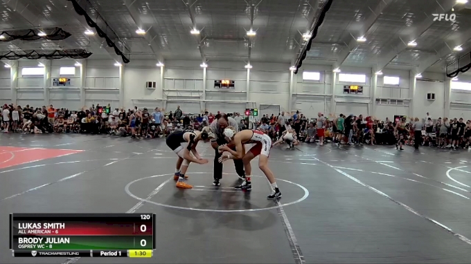120 lbs Round 1 (6 Team) - Brody Julian, Osprey WC vs Lukas Smith, All ...