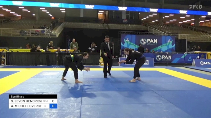 SARAH LEVON HENDRICKS vs ARIEL MICHELE OVERSTREET 2024 Pan Jiu Jitsu ...