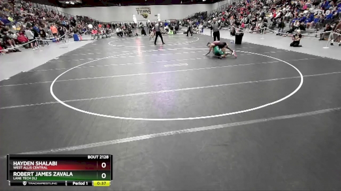 126 lbs Cons. Round 7 - Robert James Zavala, Lane Tech (IL) vs Hayden ...